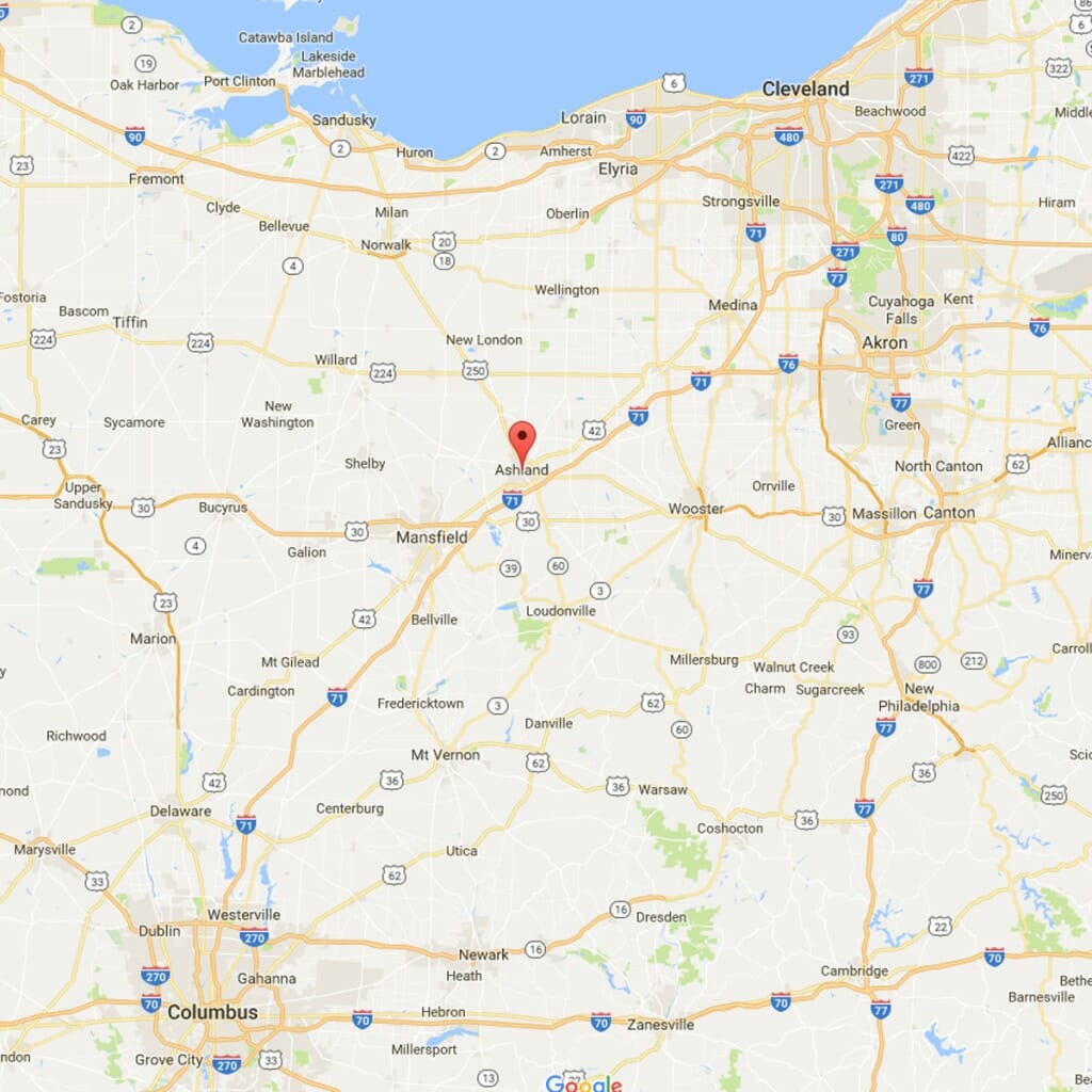 ashland-ohio-map | Atkinson Consulting